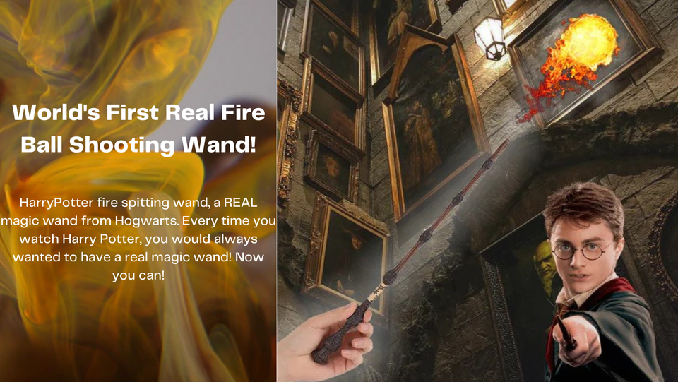 Experience Real Magic 🔥: The World’s First Fireball Shooting Wand ...
